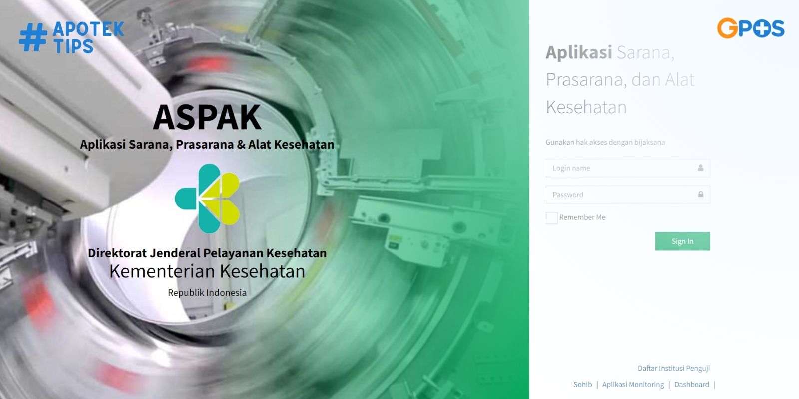 Pentingnya Terdaftar di ASPAK Kemenkes Bagi Fasilitas Kesehatan! - GPOS.ID