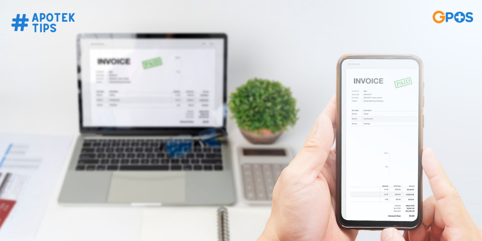 Jenis Invoice Bisnis Apotek dan Templatenya - GPOS.ID